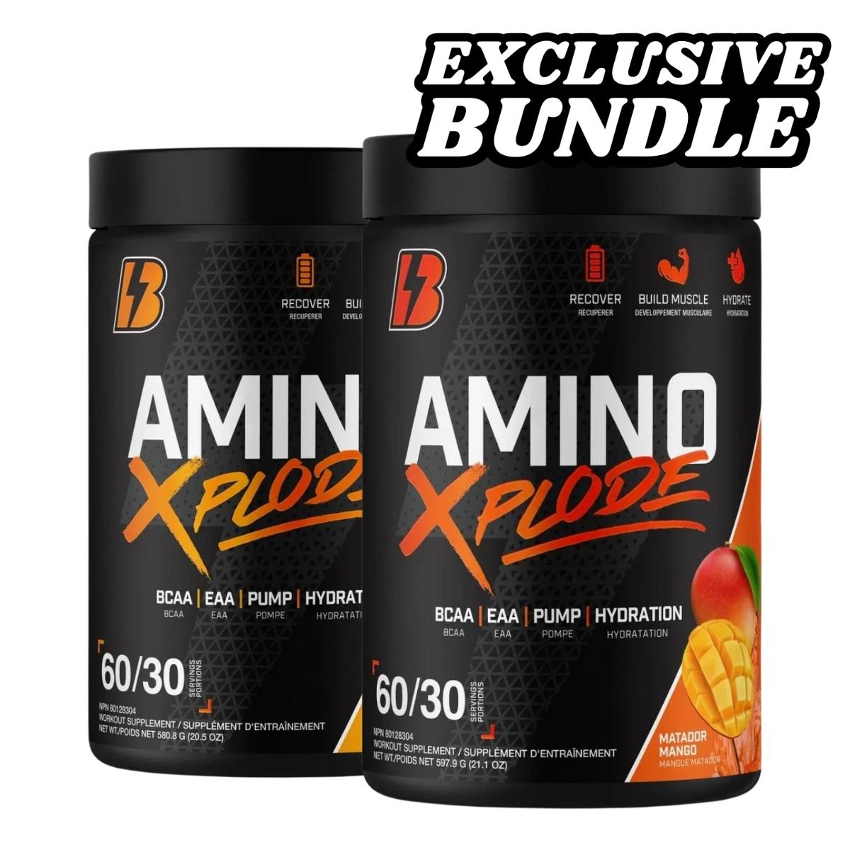 BULL Nutrition Amino Xplode EAA 2-Pack Bundle | Bulldog Nutrition