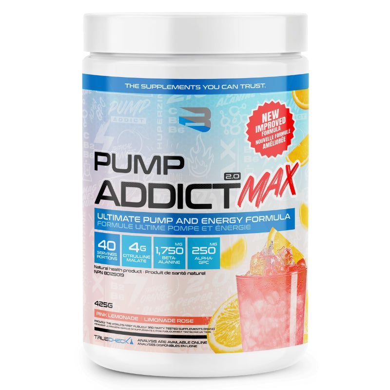 Believe Supplements Pump Addict Max Version 2 Pre Workout