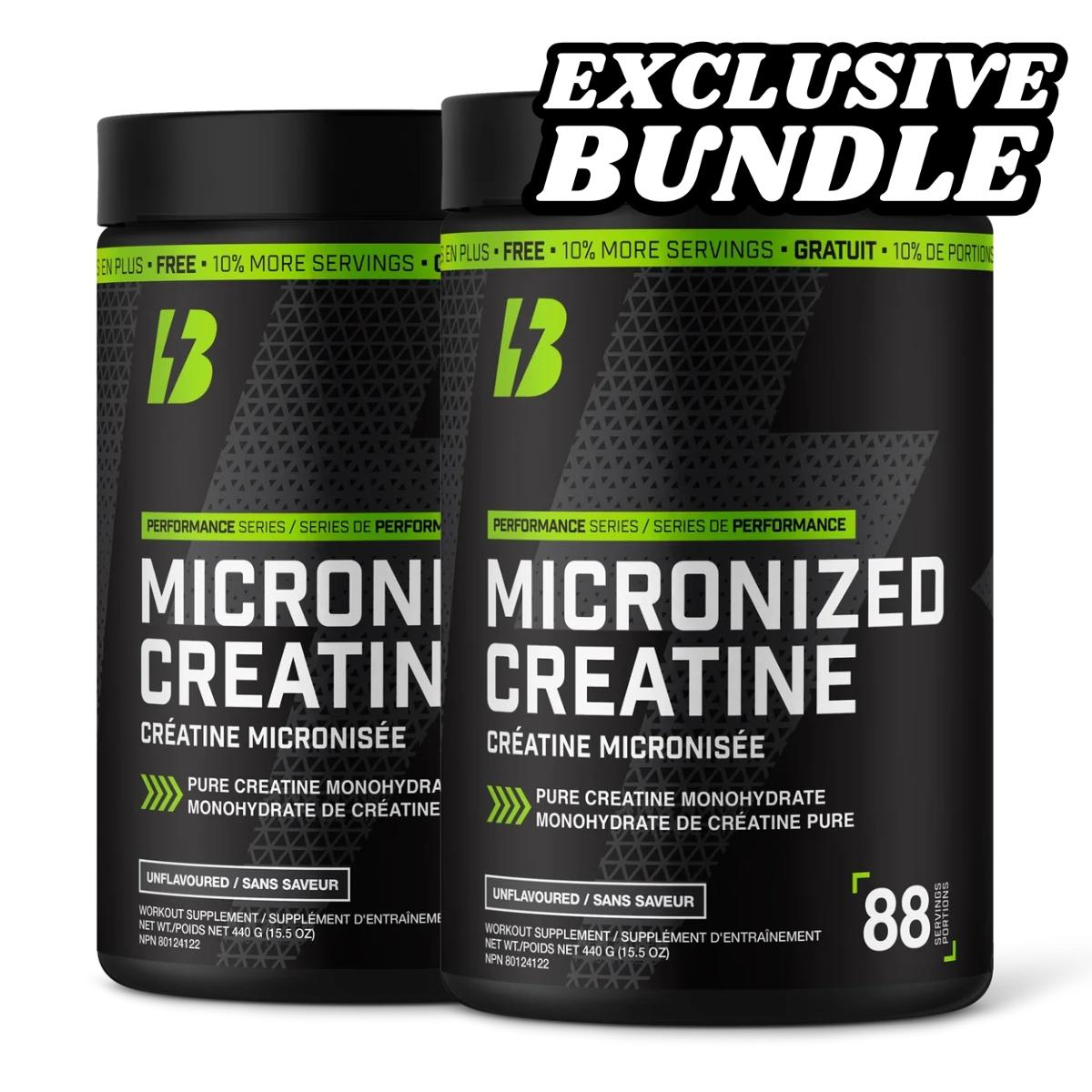 Bull Nutrition Creatine 440g 2-Pack Bundle | Bulldog Nutrition