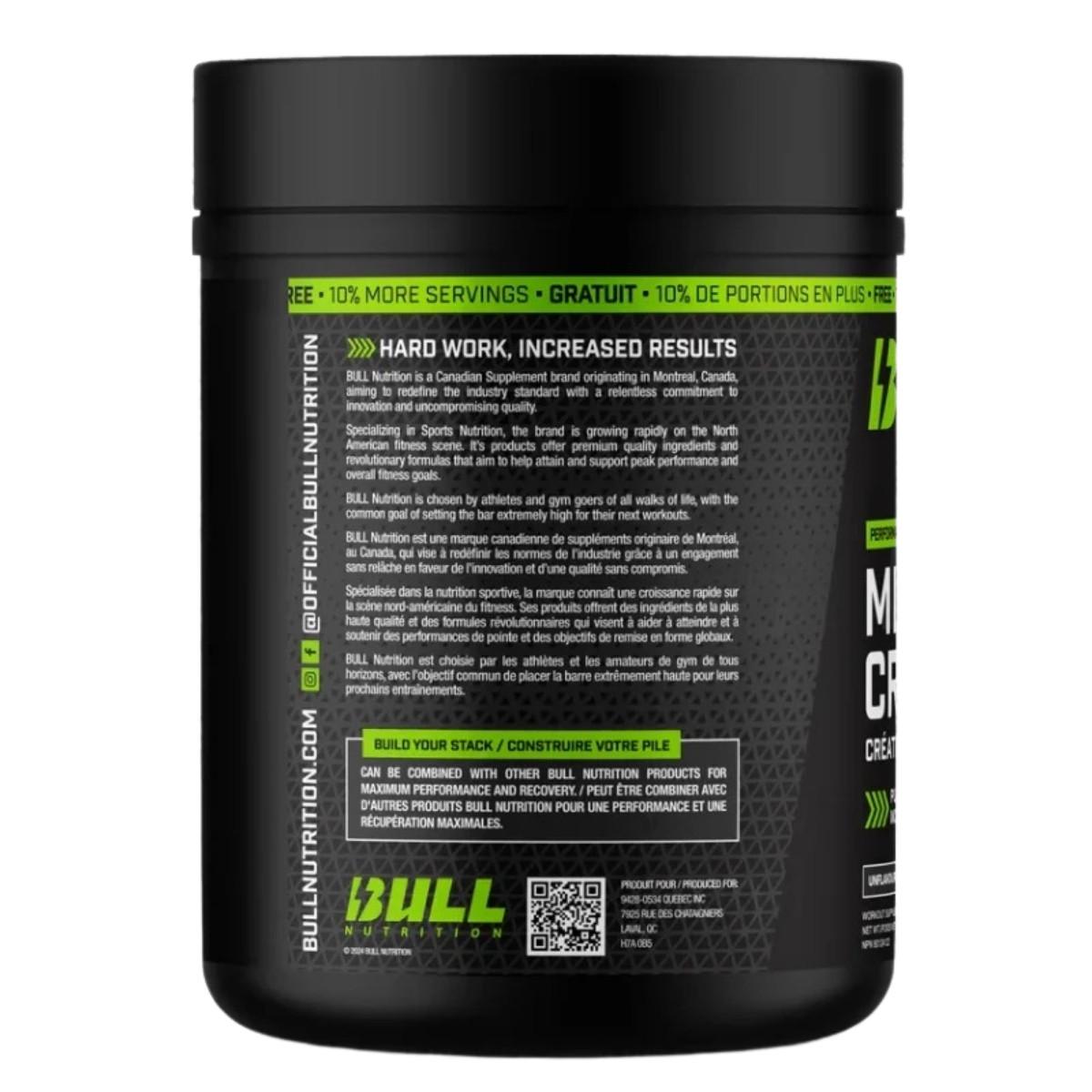 BULL Nutrition Creatine 1100g | Canada — Bulldog Nutrition