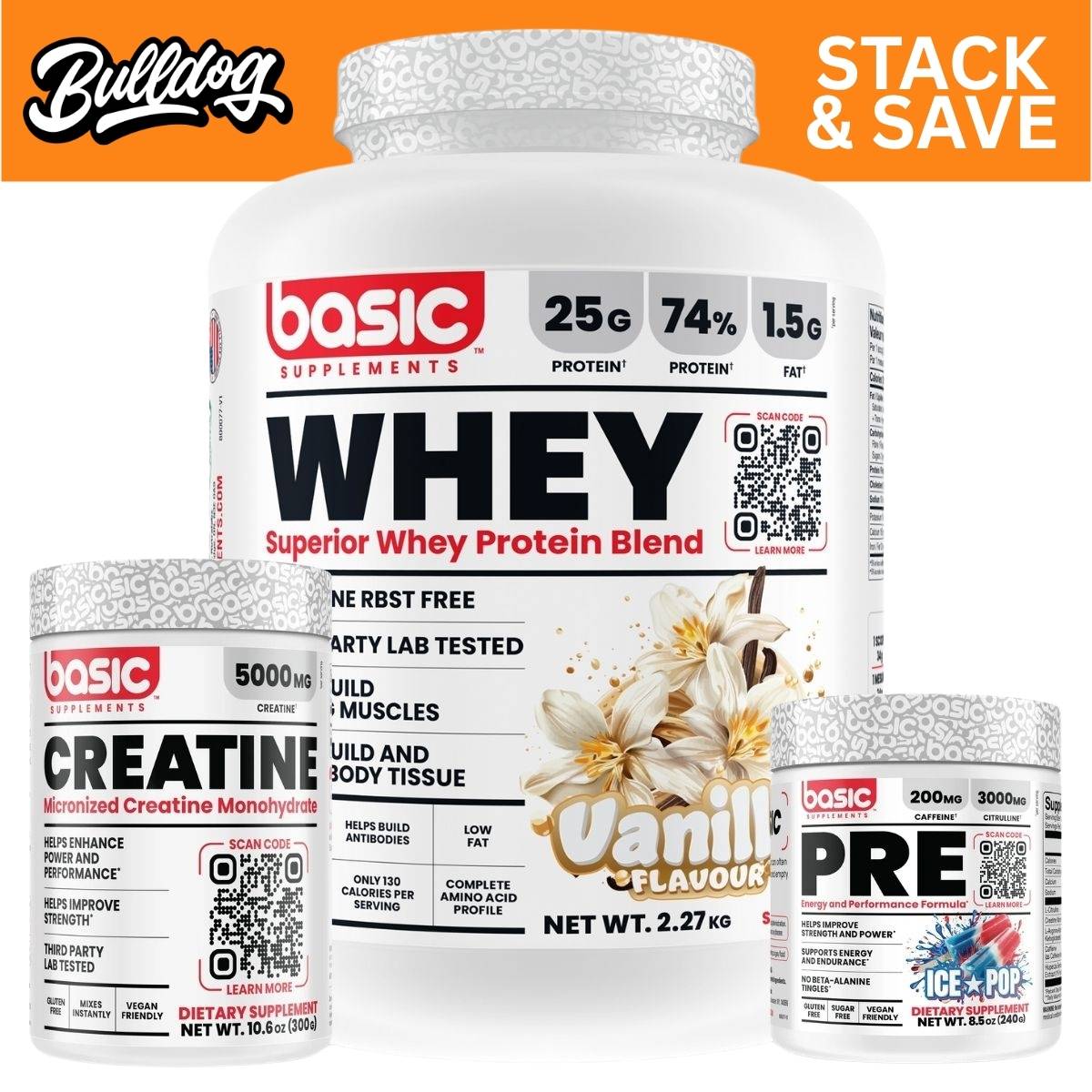 Bulldog Muscle & Strength Starter Stack – BULLDOG