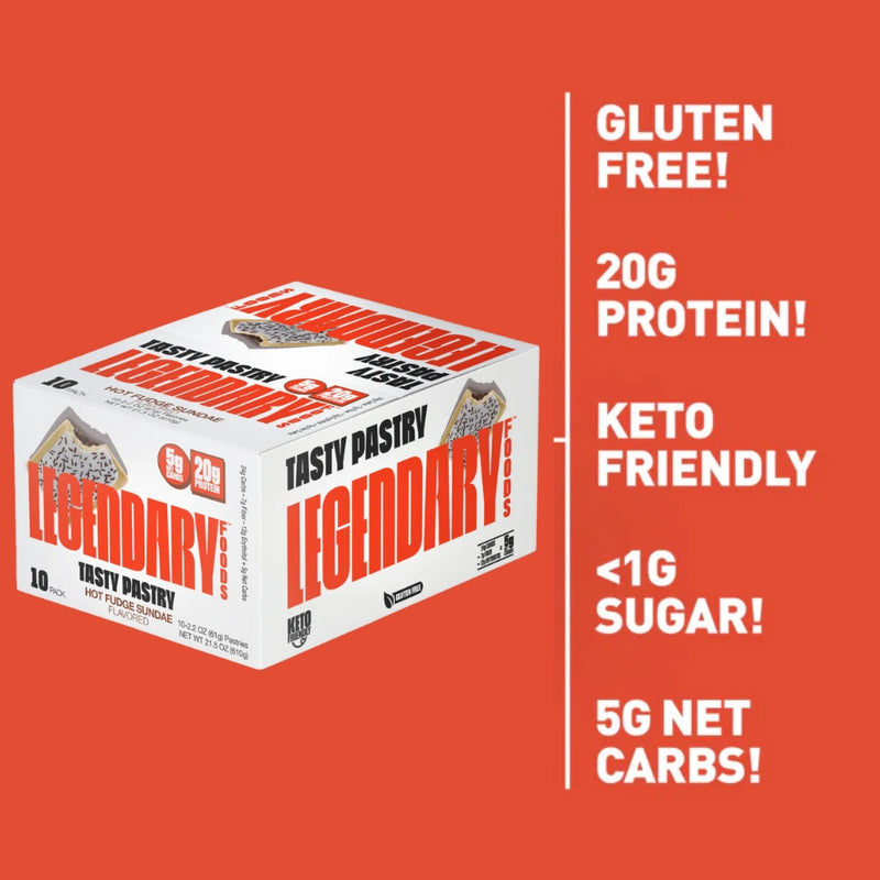Legendary Foods Protein Pastry 10/packs | High Protein Snacks