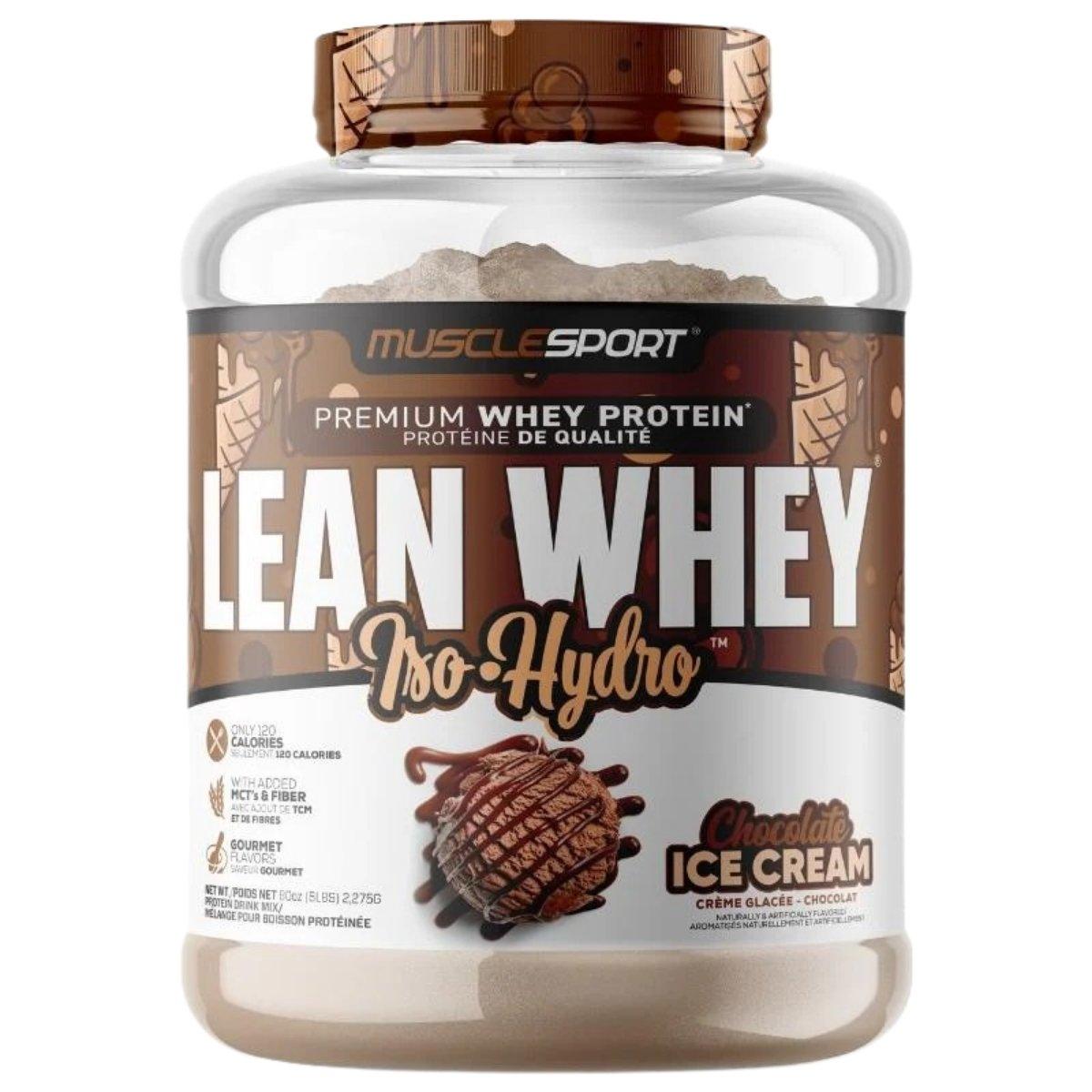 MuscleSport Lean Whey Iso Hydro 5lb | Canada — Bulldog Nutrition
