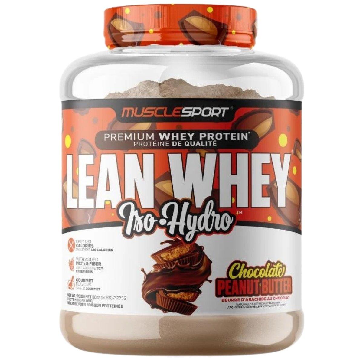 MuscleSport Lean Whey Iso Hydro 5lb | Canada — Bulldog Nutrition