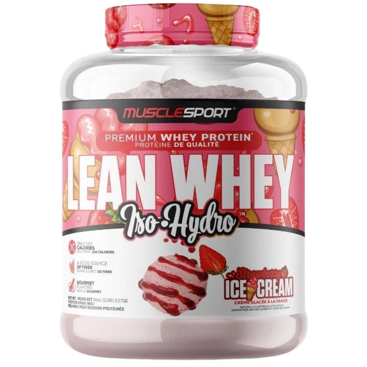 MuscleSport Lean Whey Iso Hydro 5lb | Canada — Bulldog Nutrition