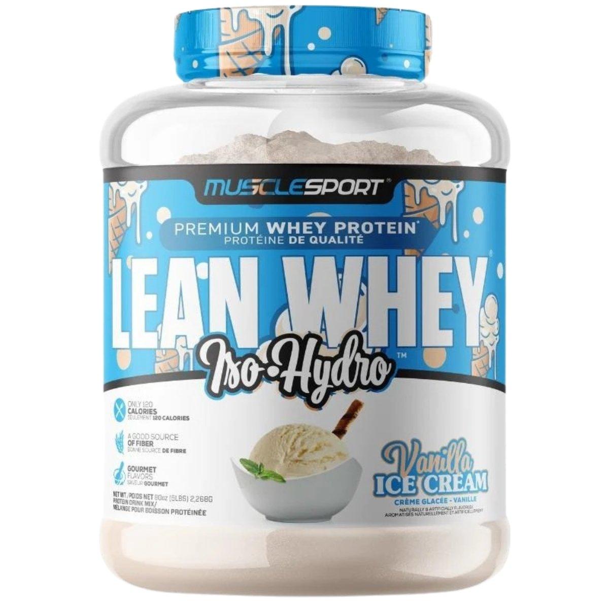 MuscleSport Lean Whey Iso Hydro 5lb | Canada — Bulldog Nutrition