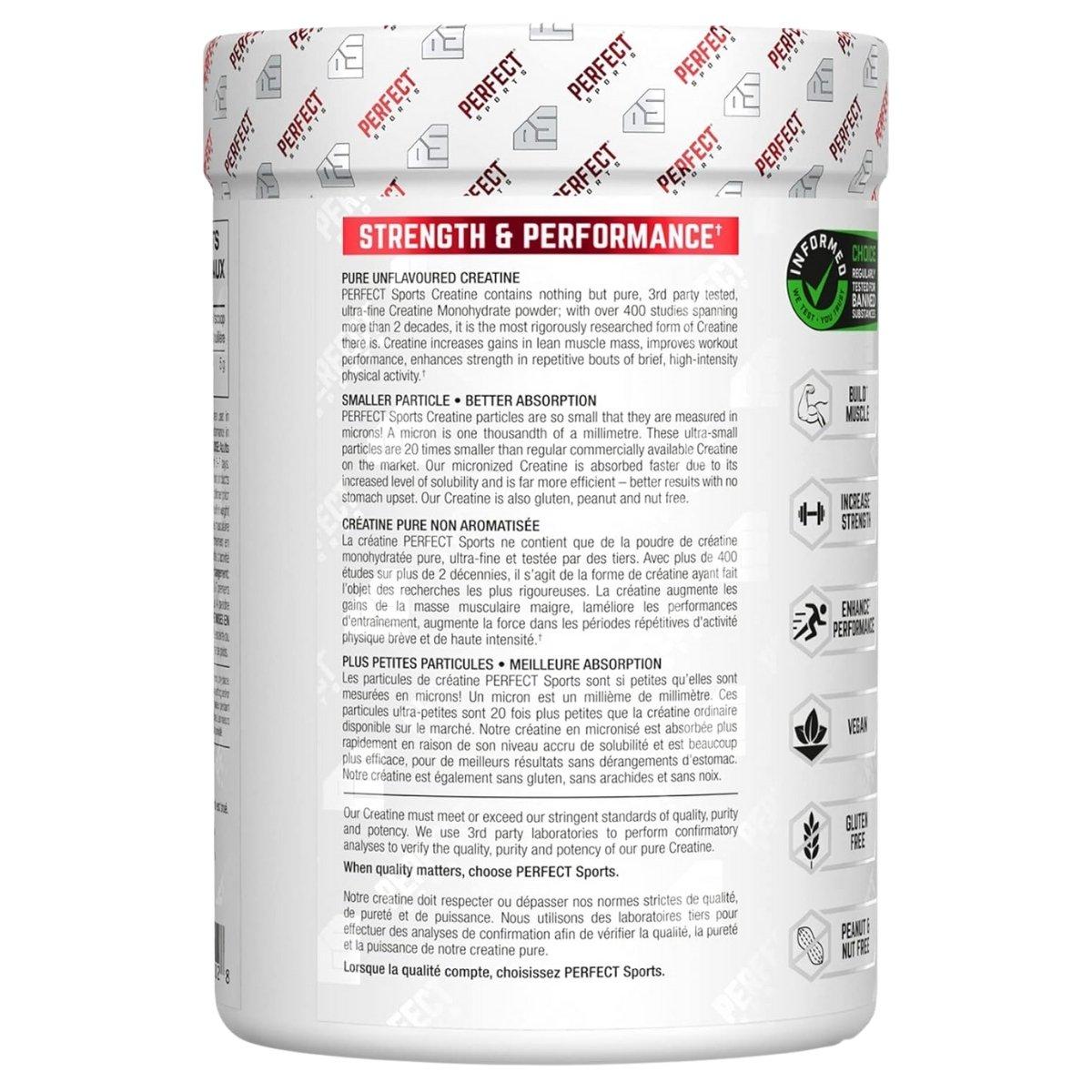 Perfect Sports Creatine Monohydrate, 400g – BULLDOG