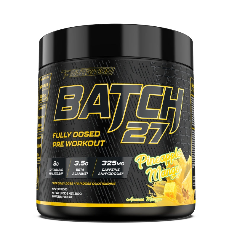 TC Nutrition Batch 27, 40 servings | High Potency Pre Workout